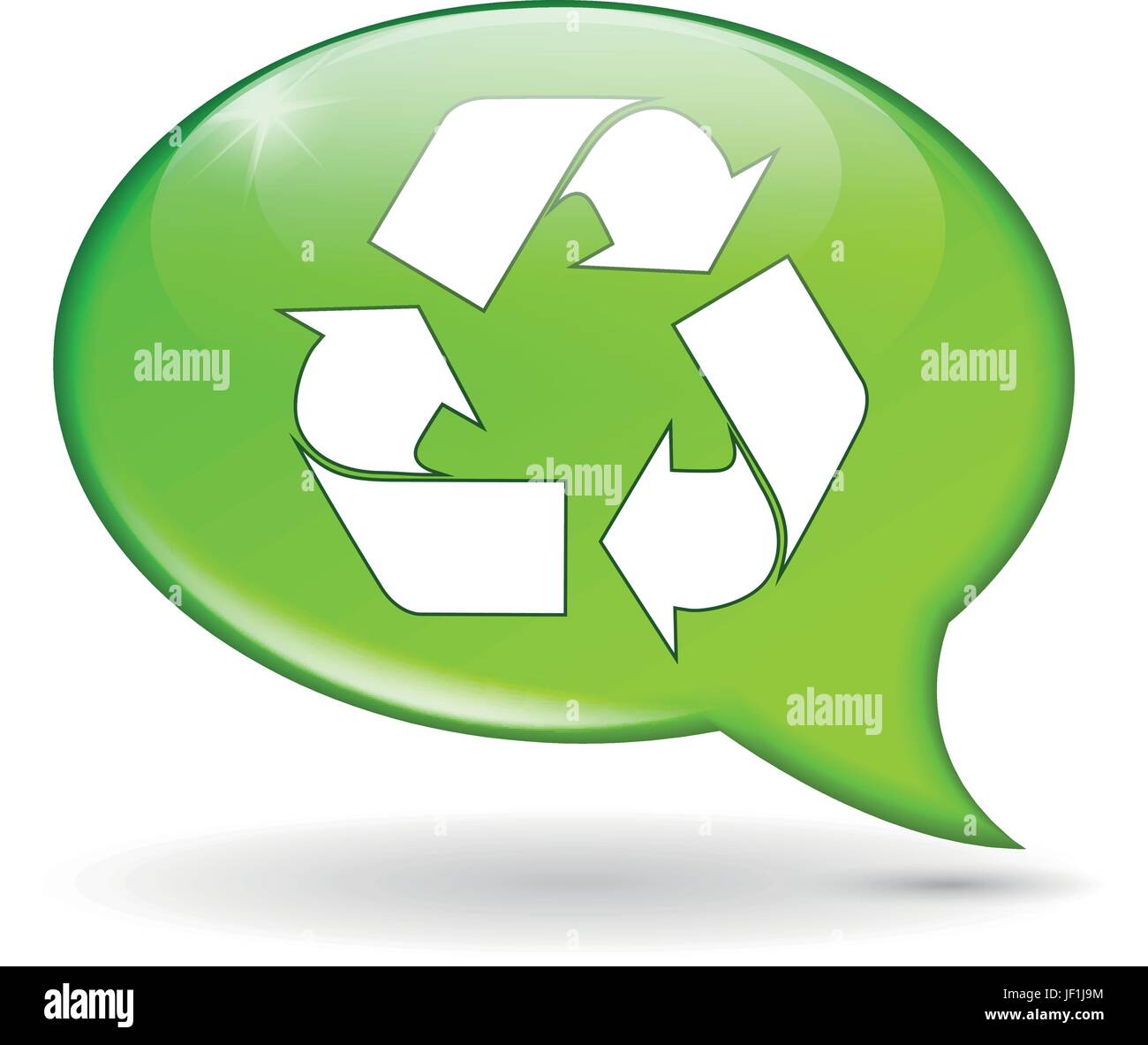 Eco, recyclage, signe, vecteur, pictogramme, symbole, pictogramme ...