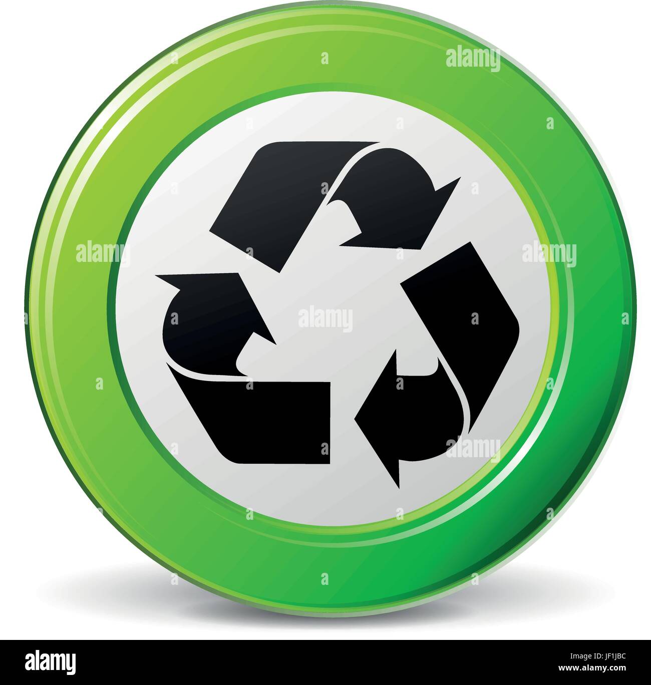 Eco, recyclage, signe, vecteur, pictogramme, symbole, pictogramme ...