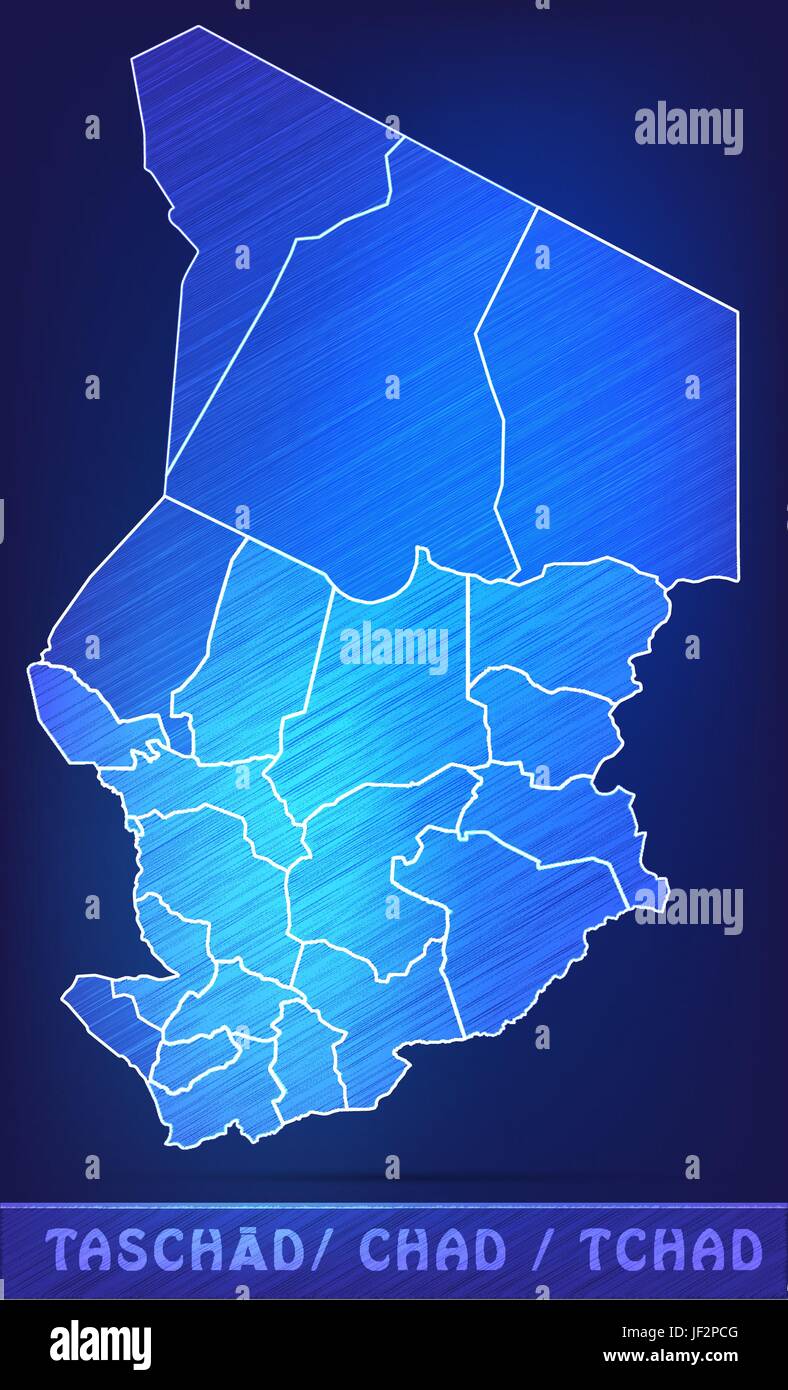 Carte du tchad Banque de photographies et d’images à haute résolution ...