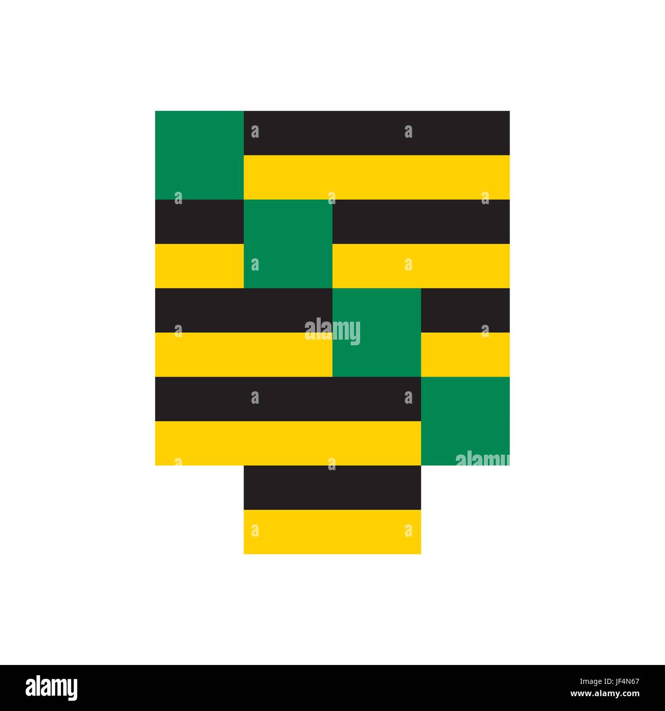 Drapeau de saxe Banque d'images vectorielles - Alamy