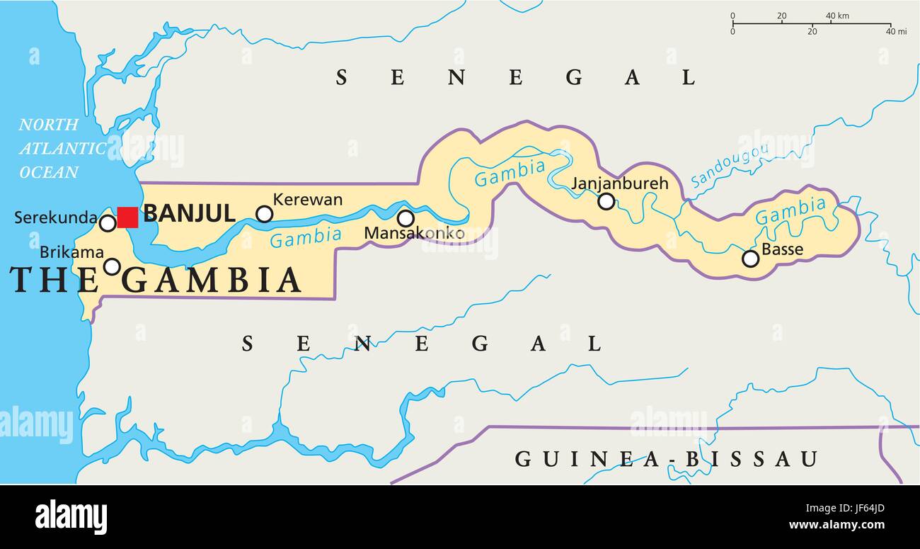 Senegal map of africa Banque de photographies et d’images à haute ...