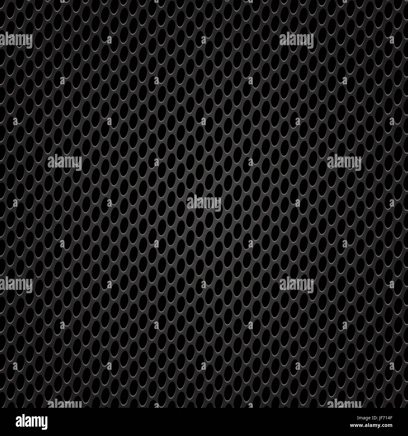 Texture perforée Dark Iron. Grille perforée en métal Image Vectorielle ...