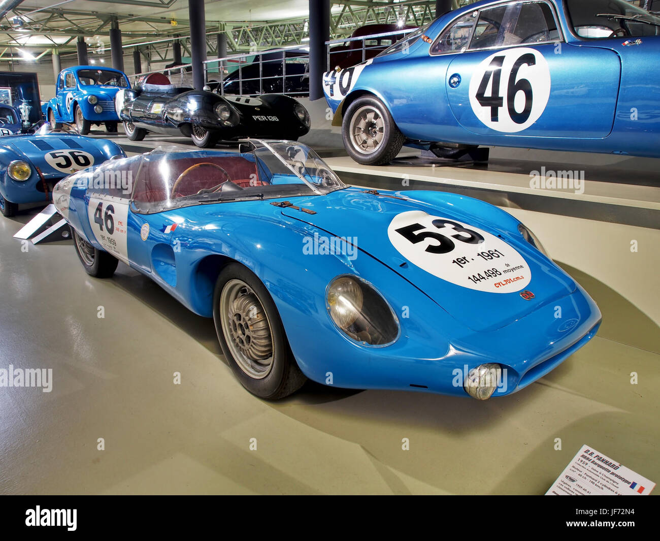 1959 Panhard DB HBR4 Barquette prototype 2cyl 744cc 60ch 190km/h photo ...