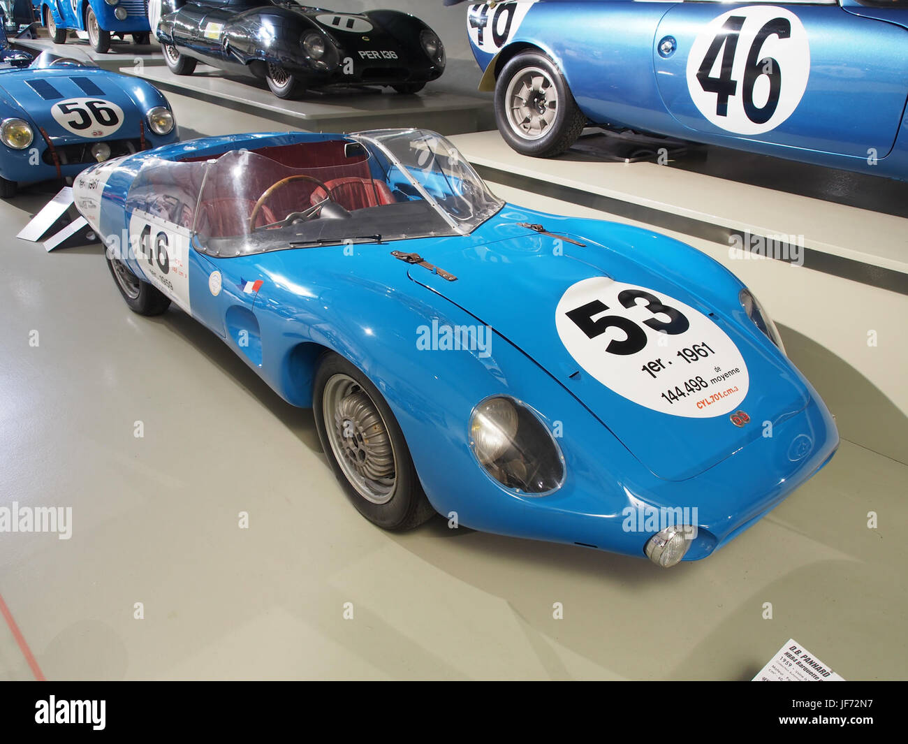 Le prototype 1959 DB Panhard HBR4 Barquette est une voiture de sport ...