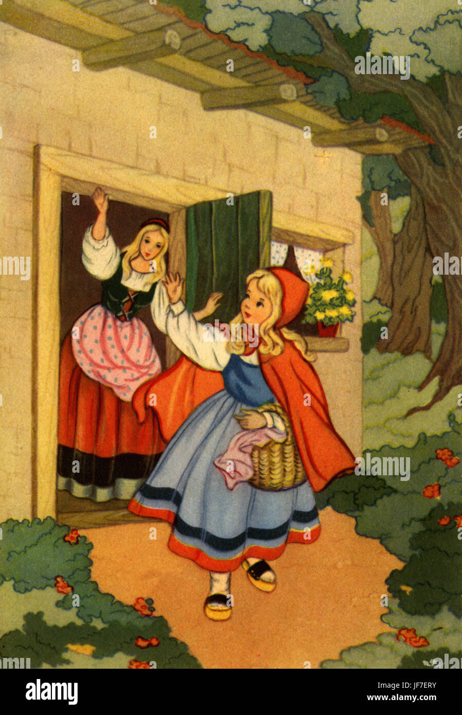 Le petit chaperon rouge avec mere Banque de photographies et d’images à ...