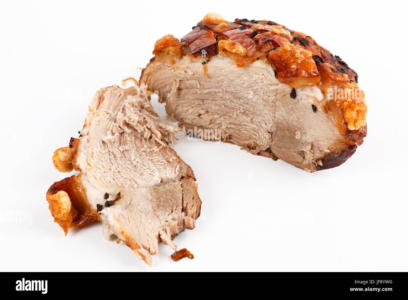 Viande de porc cuite au four Banque de photographies et d’images à ...