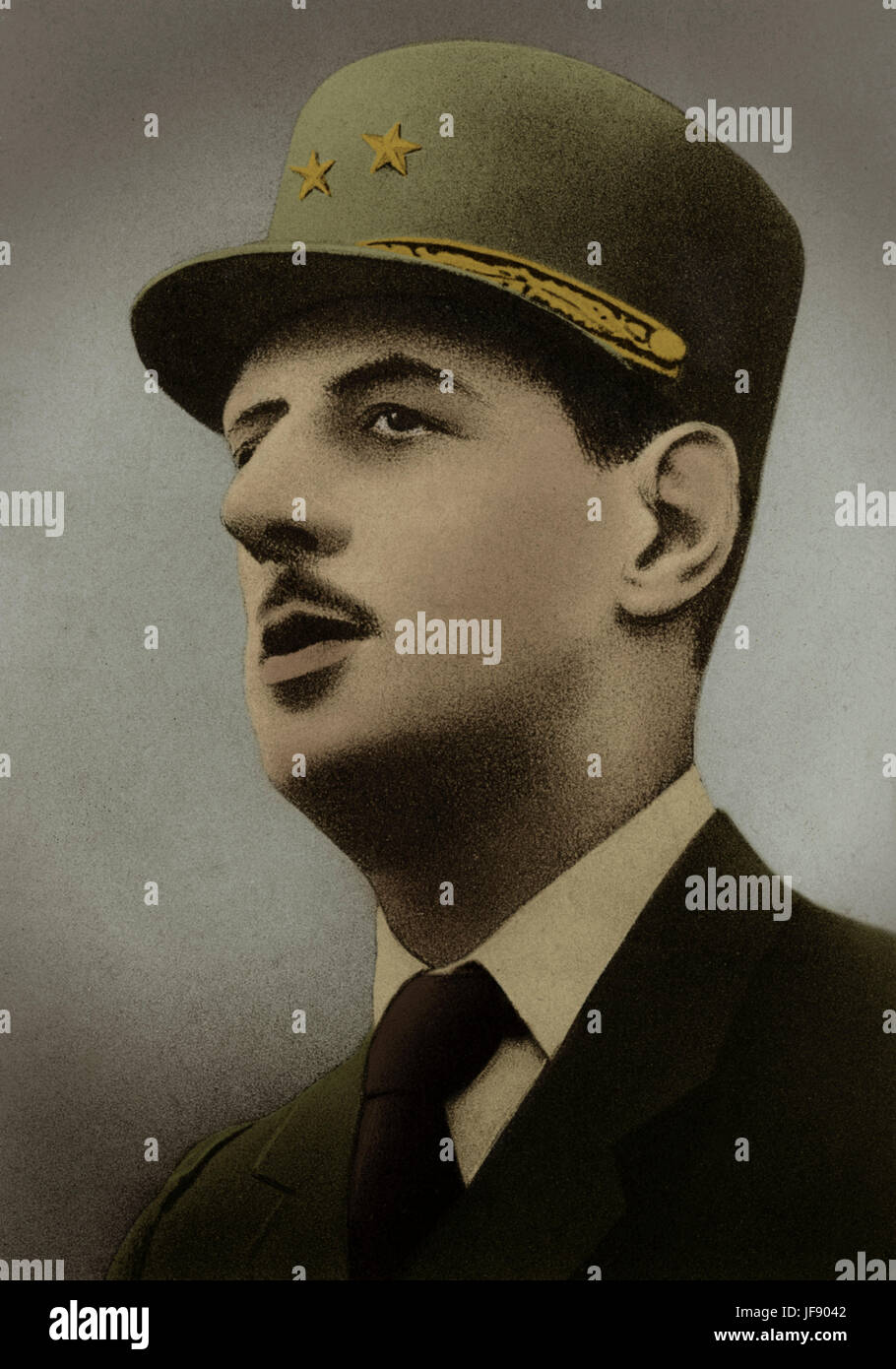 Portrait de charles de gaulle Banque de photographies et d’images à ...