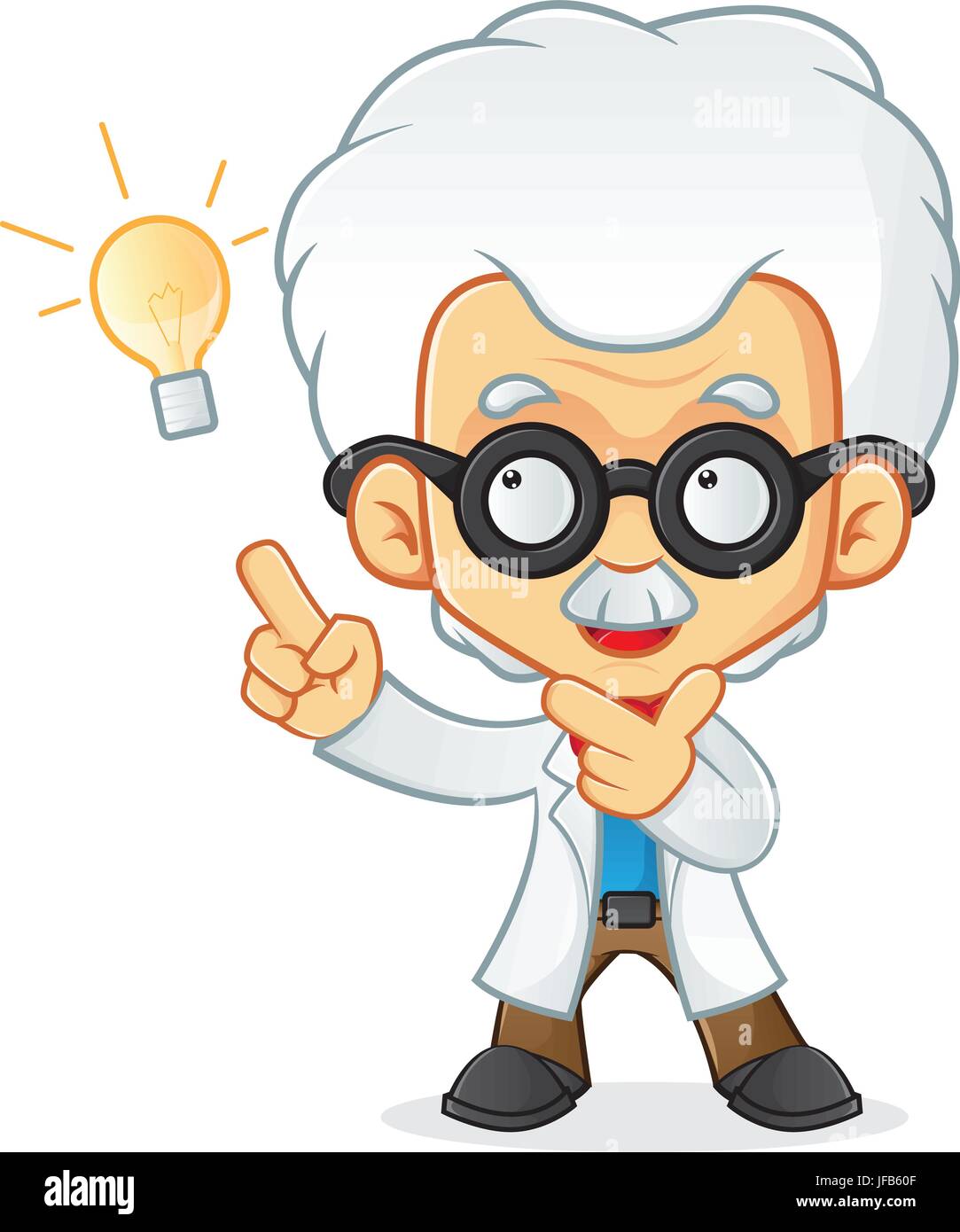 Cartoon illustration d'un professeur enseignant Image Vectorielle Stock ...
