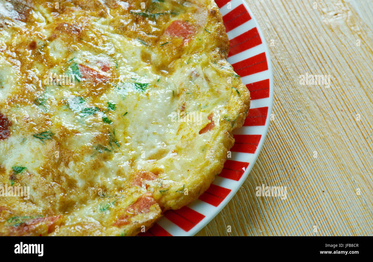 Omelette arabe Banque de photographies et d’images à haute résolution ...