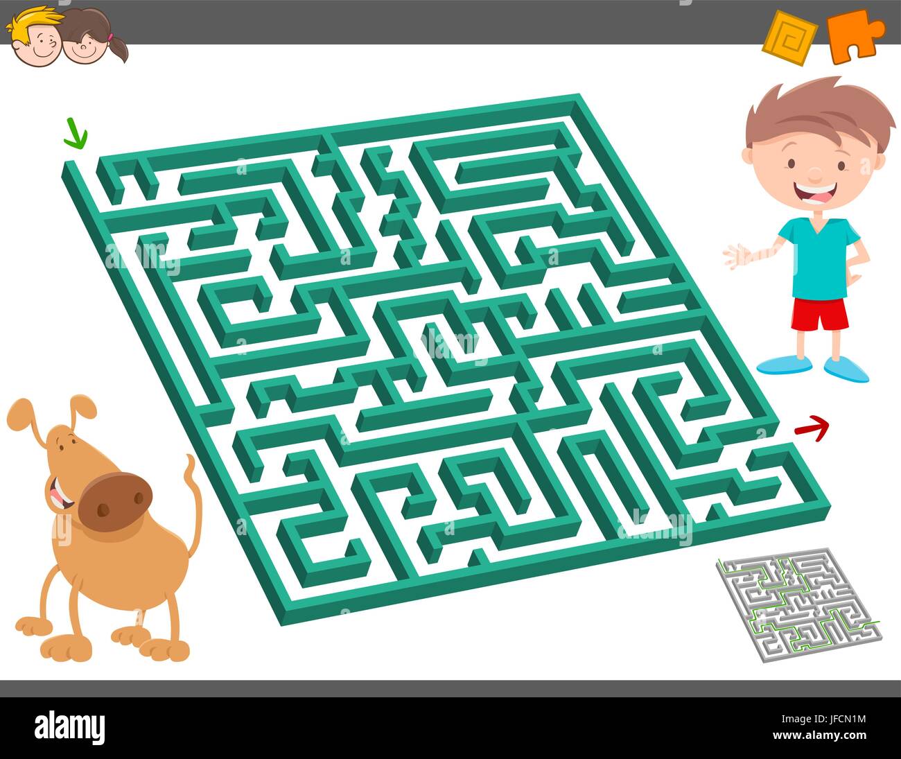 Cartoon Illustration de l'enseignement ou activité de loisirs ...