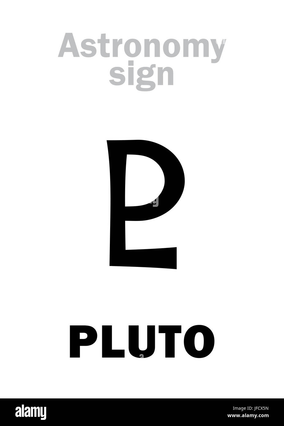 Pluto sign Banque de photographies et d’images à haute résolution - Alamy