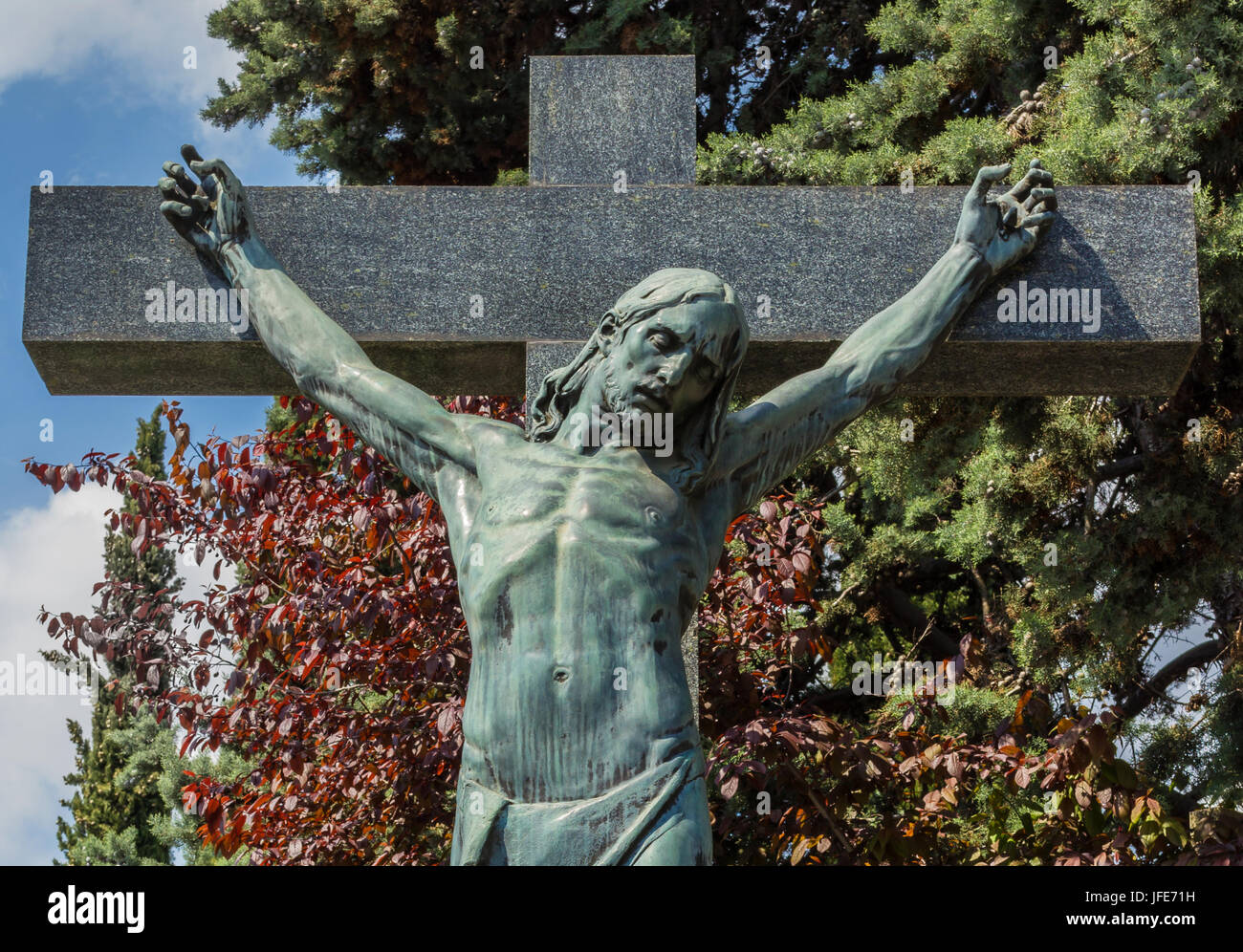 Jesus christ on cross Banque de photographies et d’images à haute ...