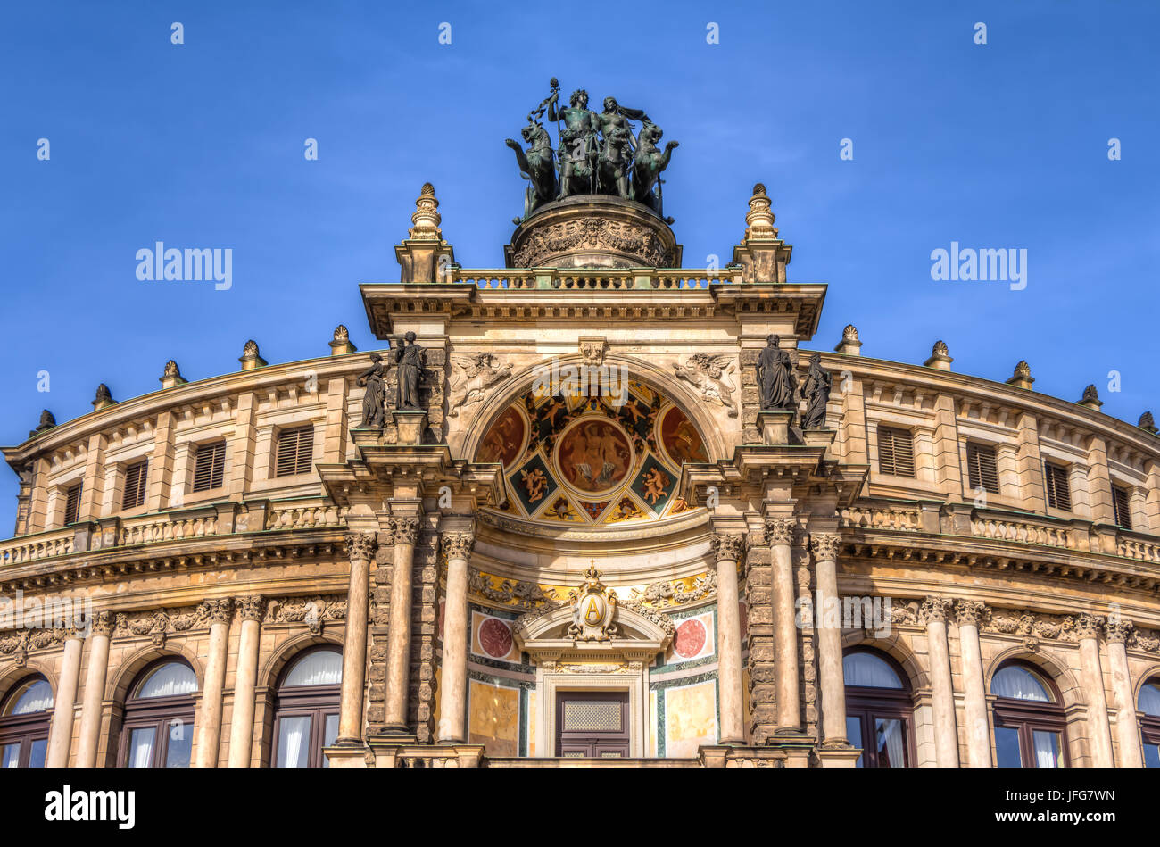 Semper opera house saxon state opera dresden Banque de photographies et ...