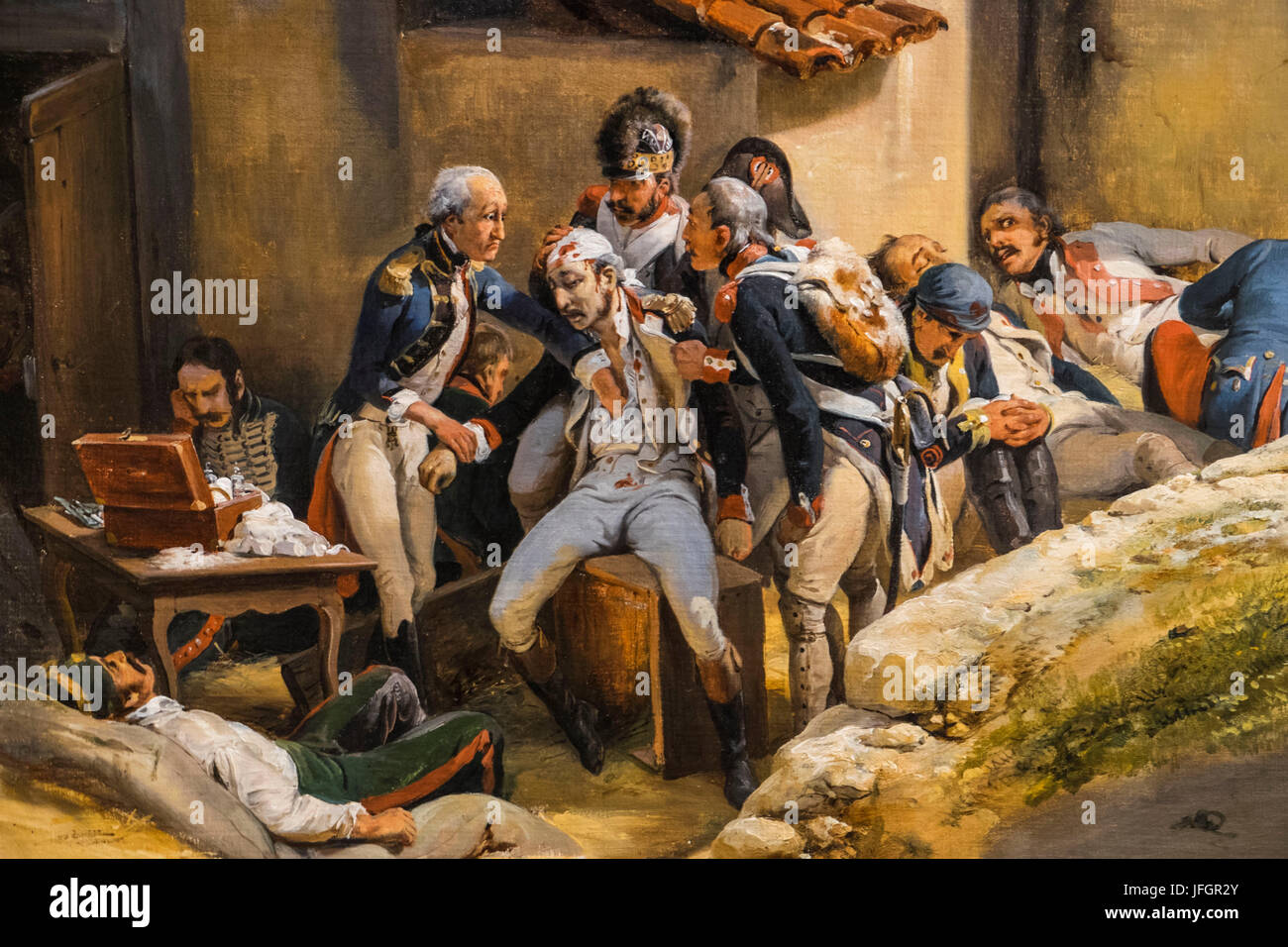 Battle of trafalgar painting Banque de photographies et d’images à ...