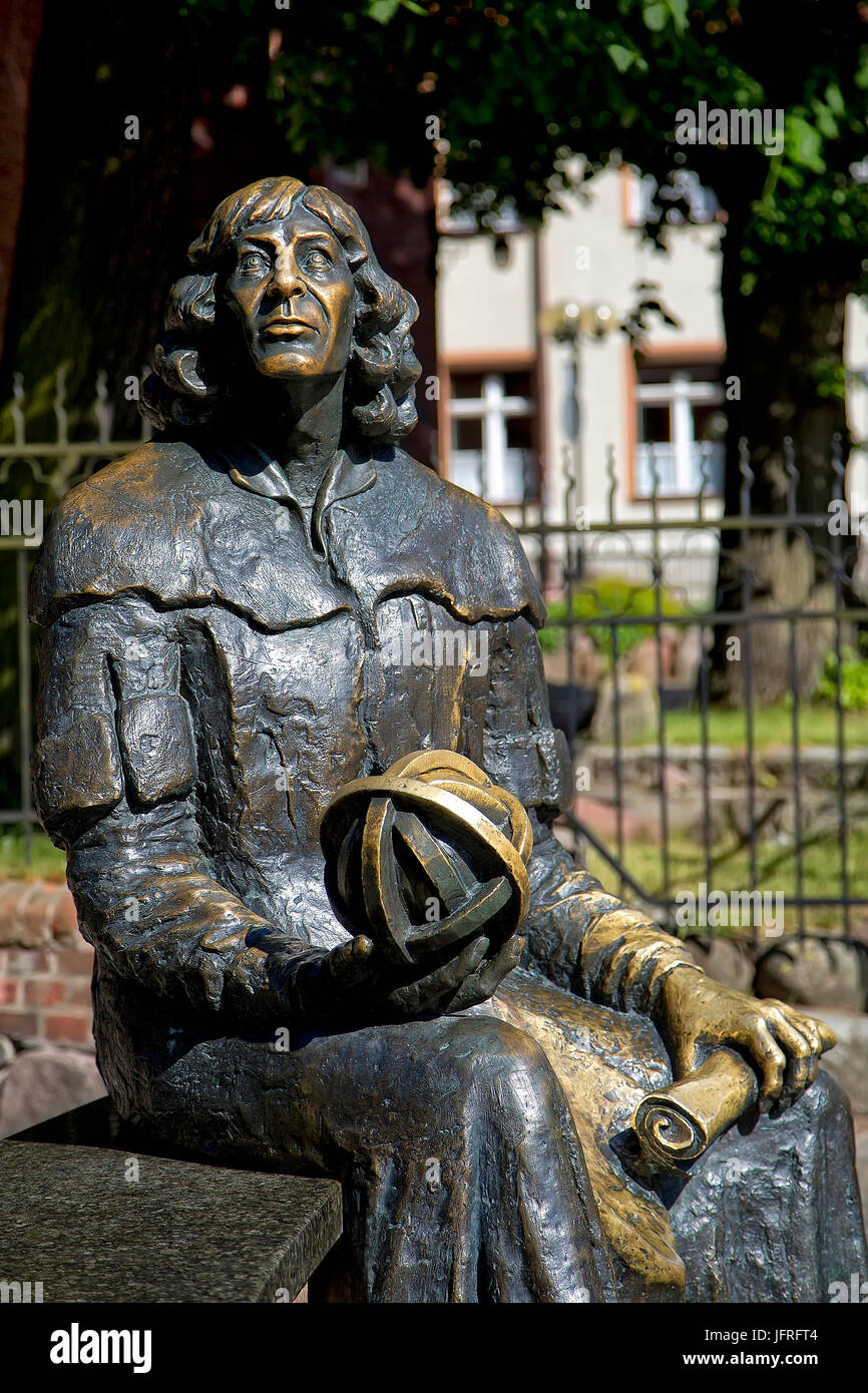 Statue of copernicus the astronomer Banque de photographies et d’images ...
