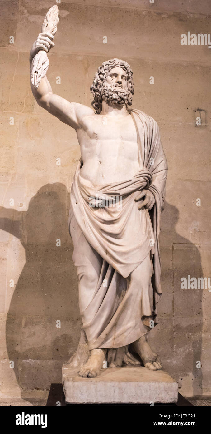Louvre sculpture mythologique zeus Banque de photographies et d’images ...