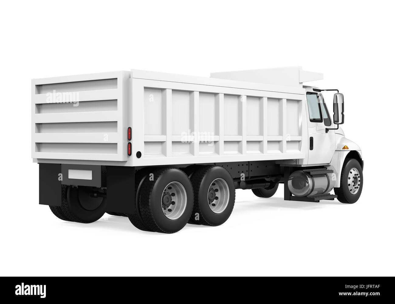 Camion benne basculante isolée Photo Stock - Alamy