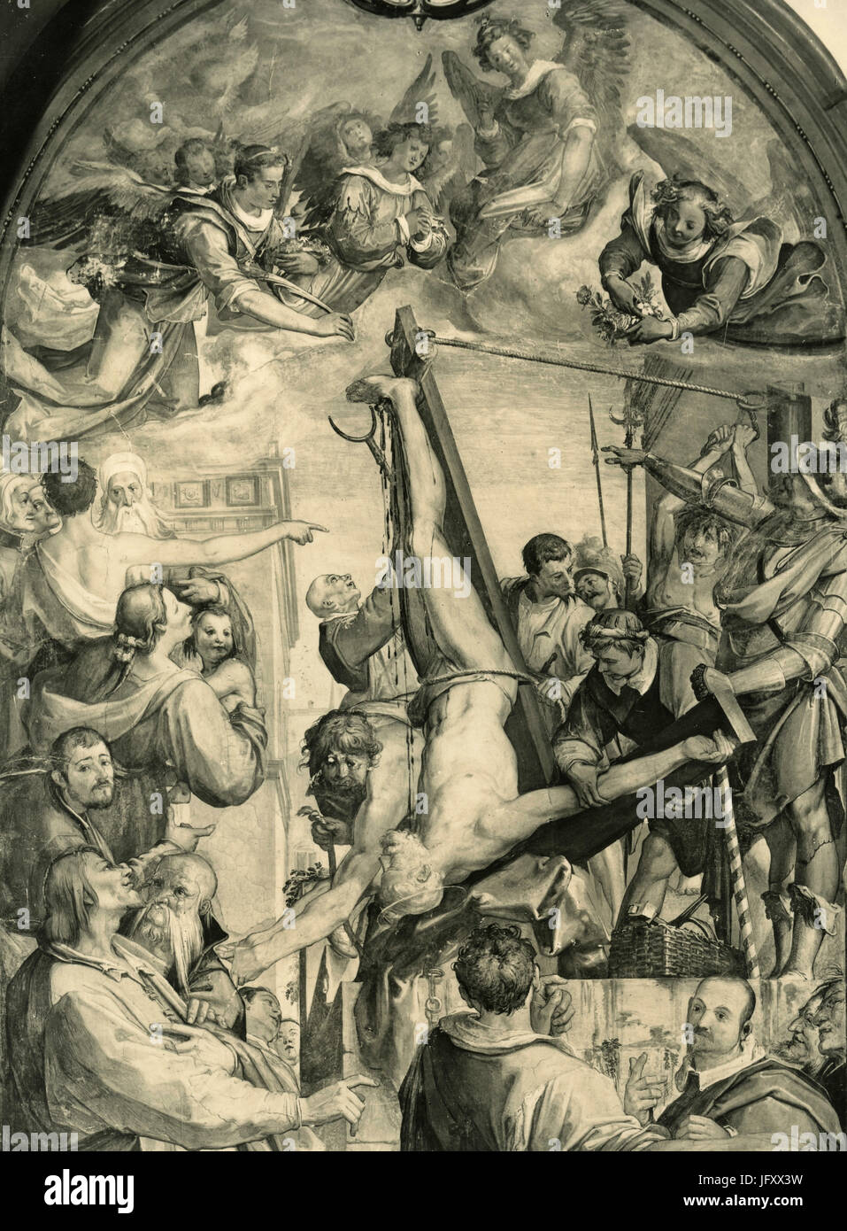 Crucifixion de saint pierre Banque de photographies et d’images à haute ...