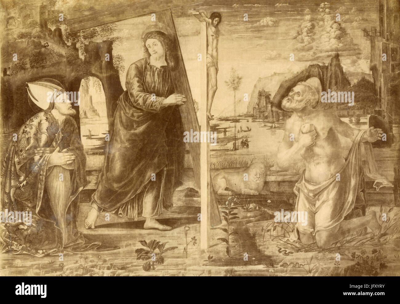 St jerome et st augustin Banque de photographies et d’images à haute ...