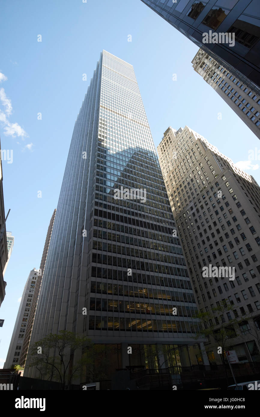 Quartier de la plaza de manhattan Banque de photographies et d’images à ...