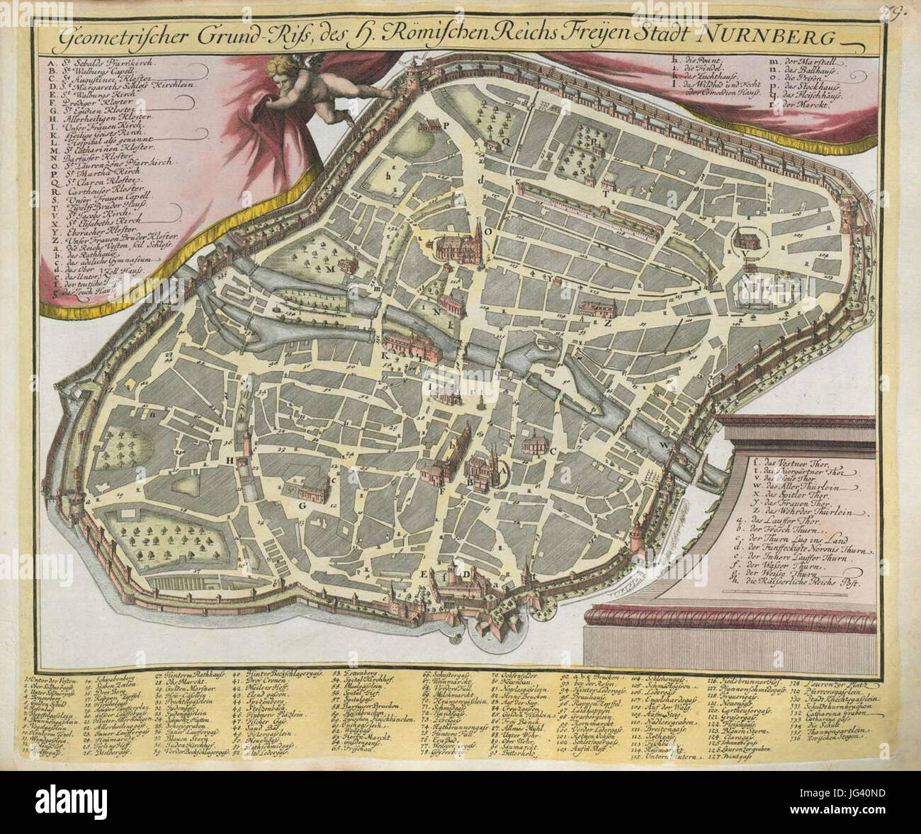 Nürnberg map Banque de photographies et d’images à haute résolution - Alamy