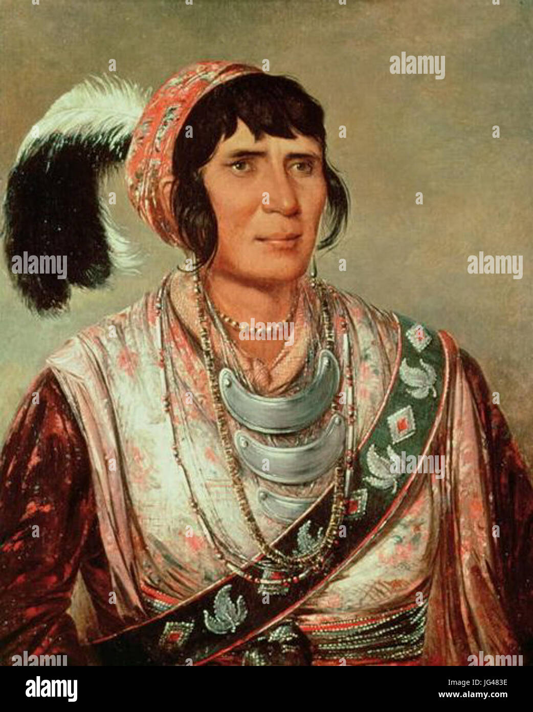 George catlin oil on canvas art Banque de photographies et d’images à ...