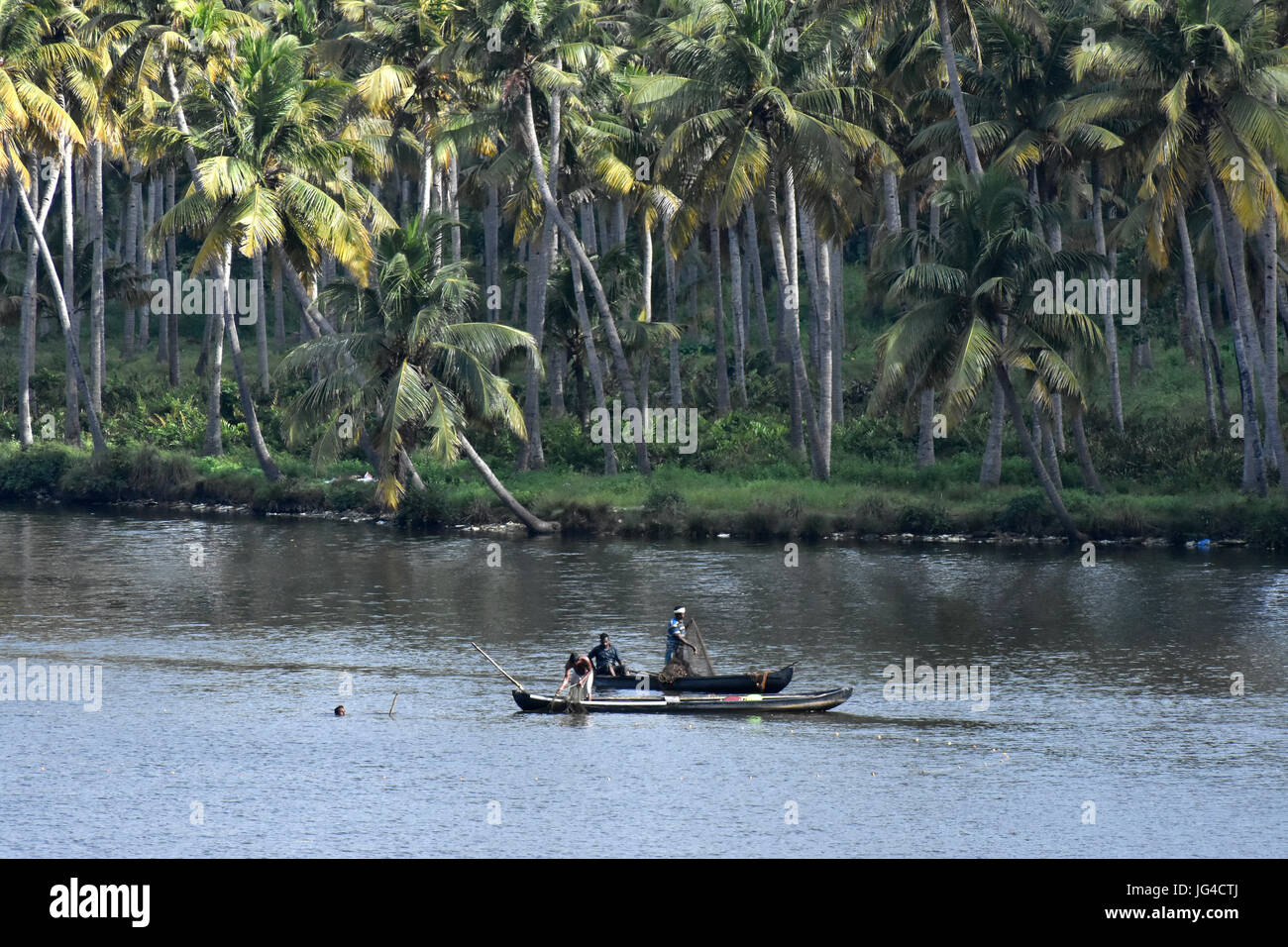 Backwaters au kerala Banque de photographies et d’images à haute ...