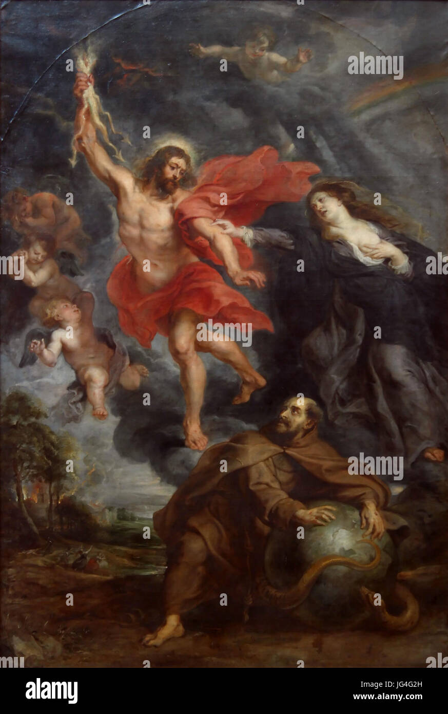 Peter Paul Rubens - L'intersection de la Vierge et de Saint-François ...