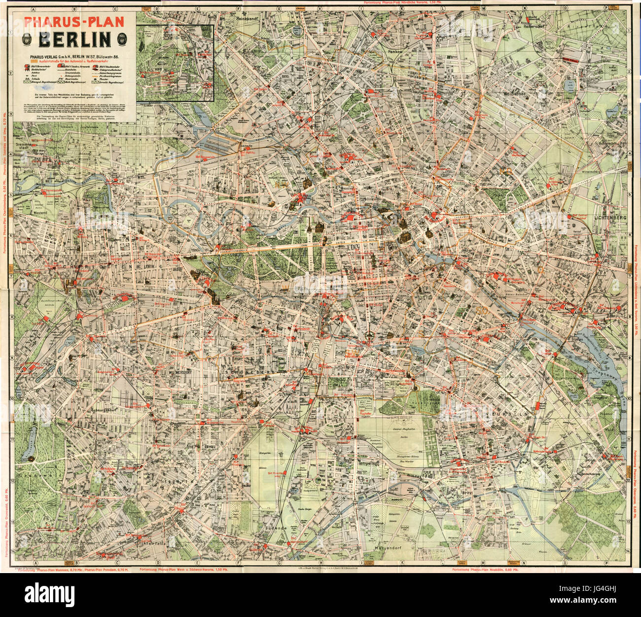 Pharus map Banque de photographies et d’images à haute résolution - Alamy