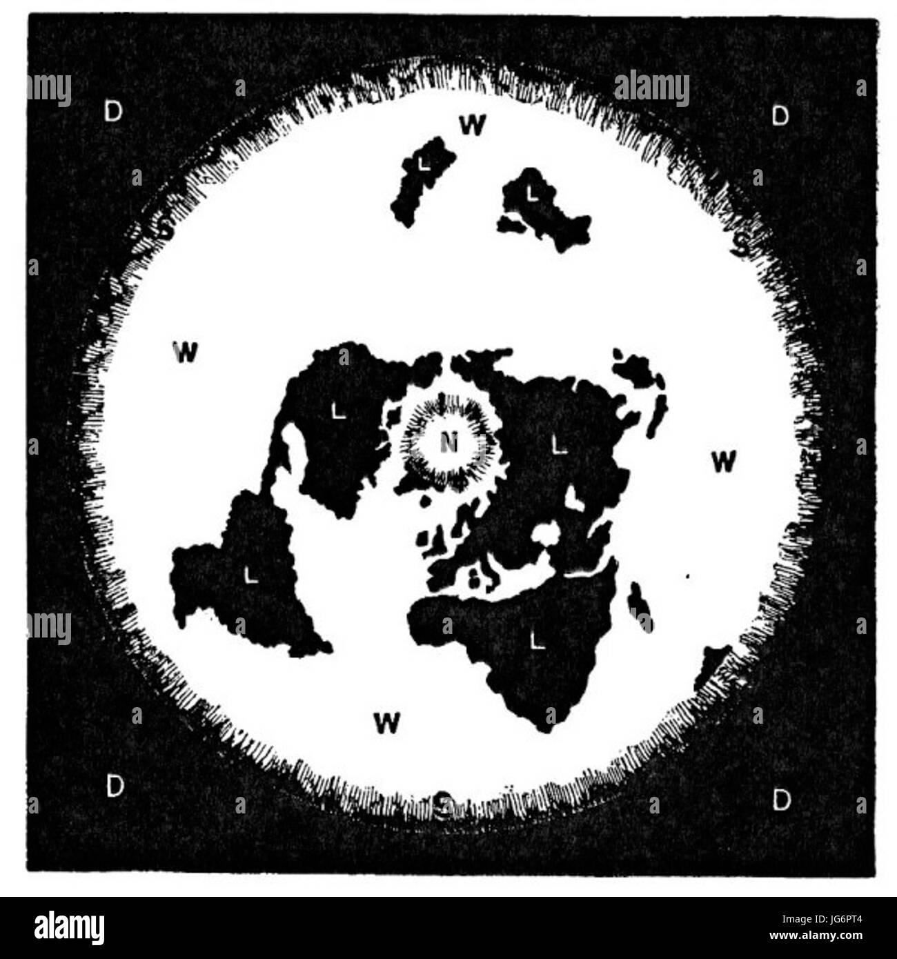Carte de la terre plate Banque de photographies et d’images à haute ...