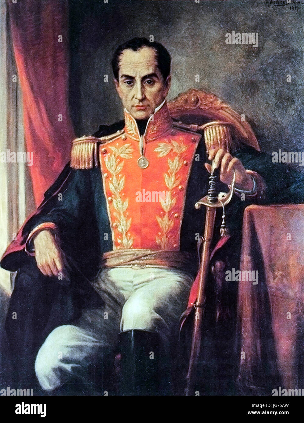 Simon bolivar drawing Banque de photographies et d’images à haute ...