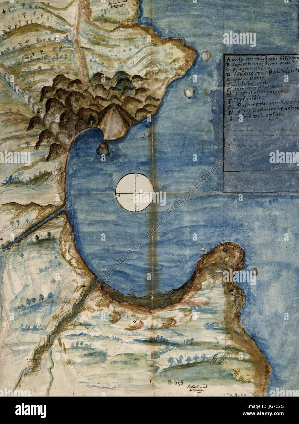 La baie de Stora - Matériel -Skikda- cartográfico Photo Stock - Alamy