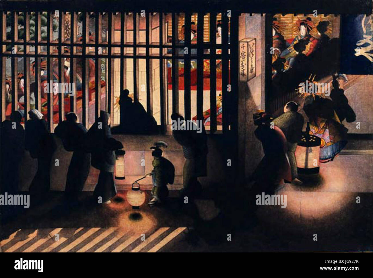 District de plaisance yoshiwara Banque de photographies et d’images à ...