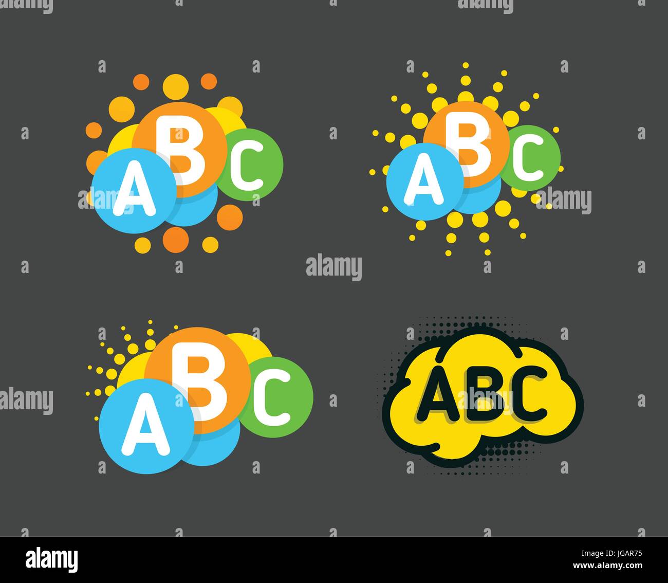 Orthophoniste logo Banque d'images vectorielles - Alamy