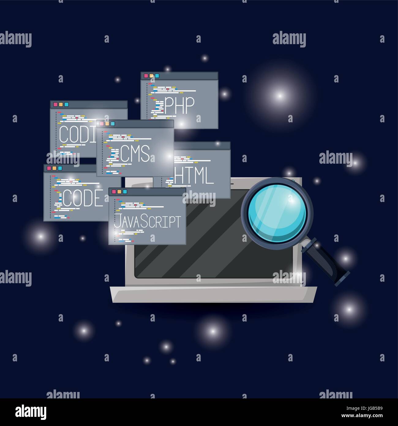 Programmation de windows Banque de photographies et d’images à haute ...