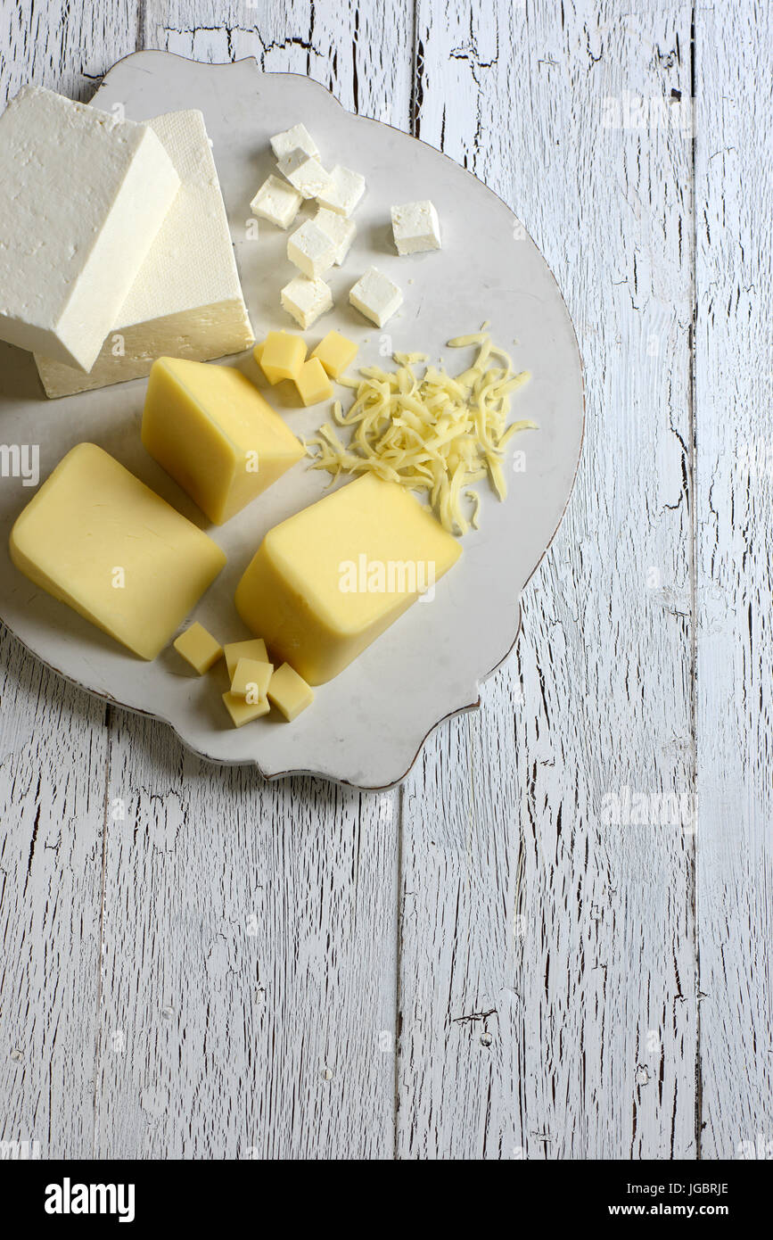 Fromage de saumure blanche Banque de photographies et d’images à haute ...