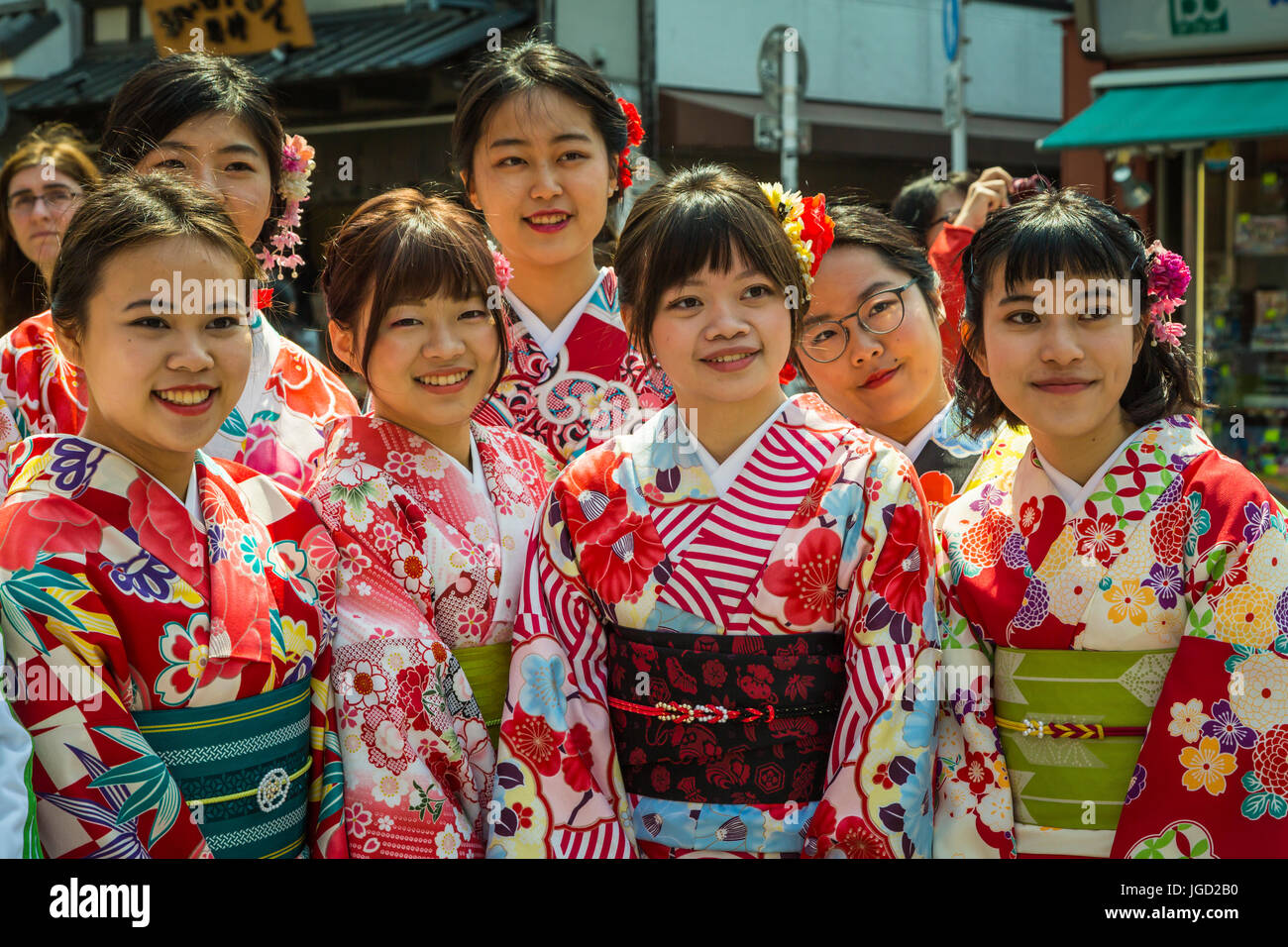 Jeunes Filles Japonaises Banque Dimage Et Photos Alamy