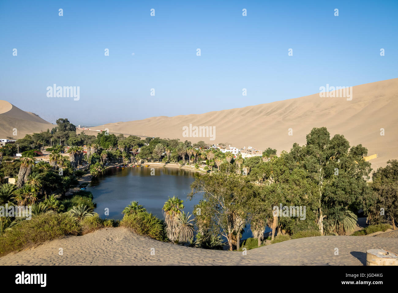 Oasis Huacachina - Ica, Pérou Photo Stock - Alamy