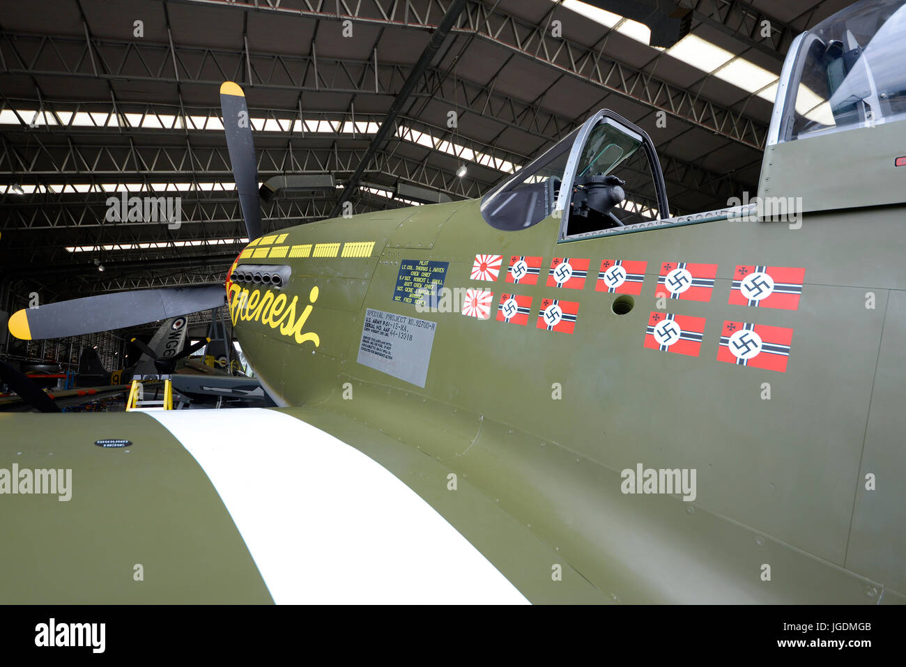 Cockpit north american p 51 mustang Banque de photographies et d’images ...