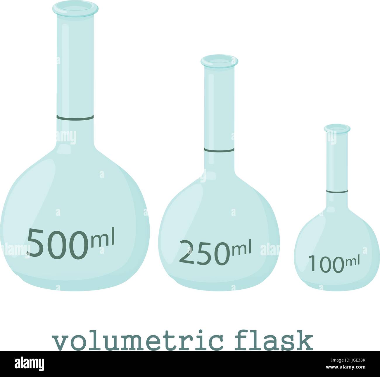 Fiole jaugée Banque d'images vectorielles - Alamy