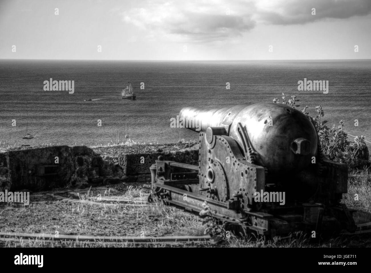 Ascension island Banque d'images noir et blanc - Alamy