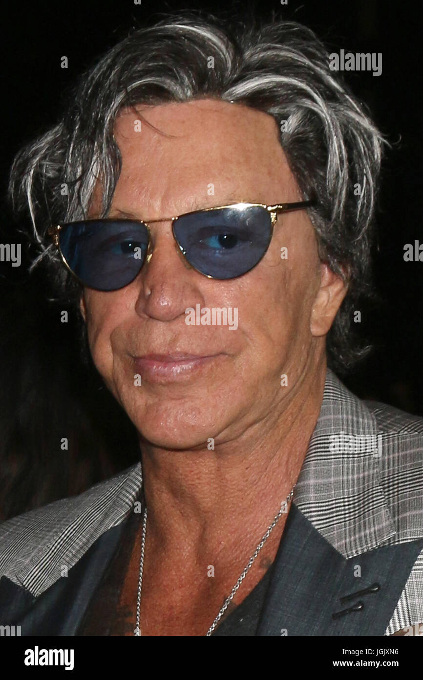 Los angeles ca usa mickey rourke Banque de photographies et d’images à ...