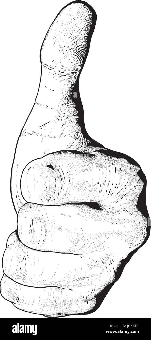 Montrer la main Banque d'images noir et blanc - Alamy