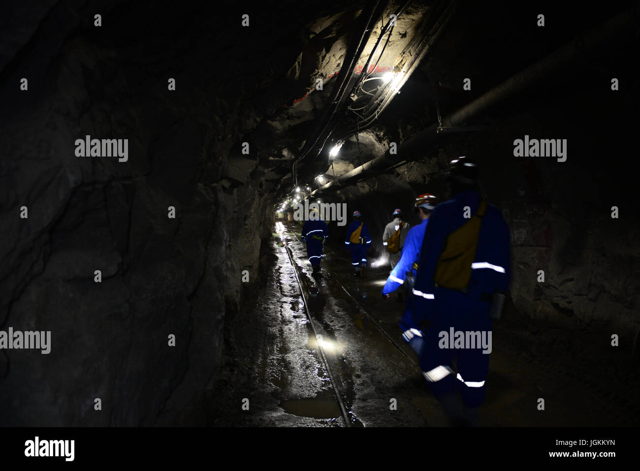 La visite de la mine de diamant de Cullinan Photo Stock - Alamy