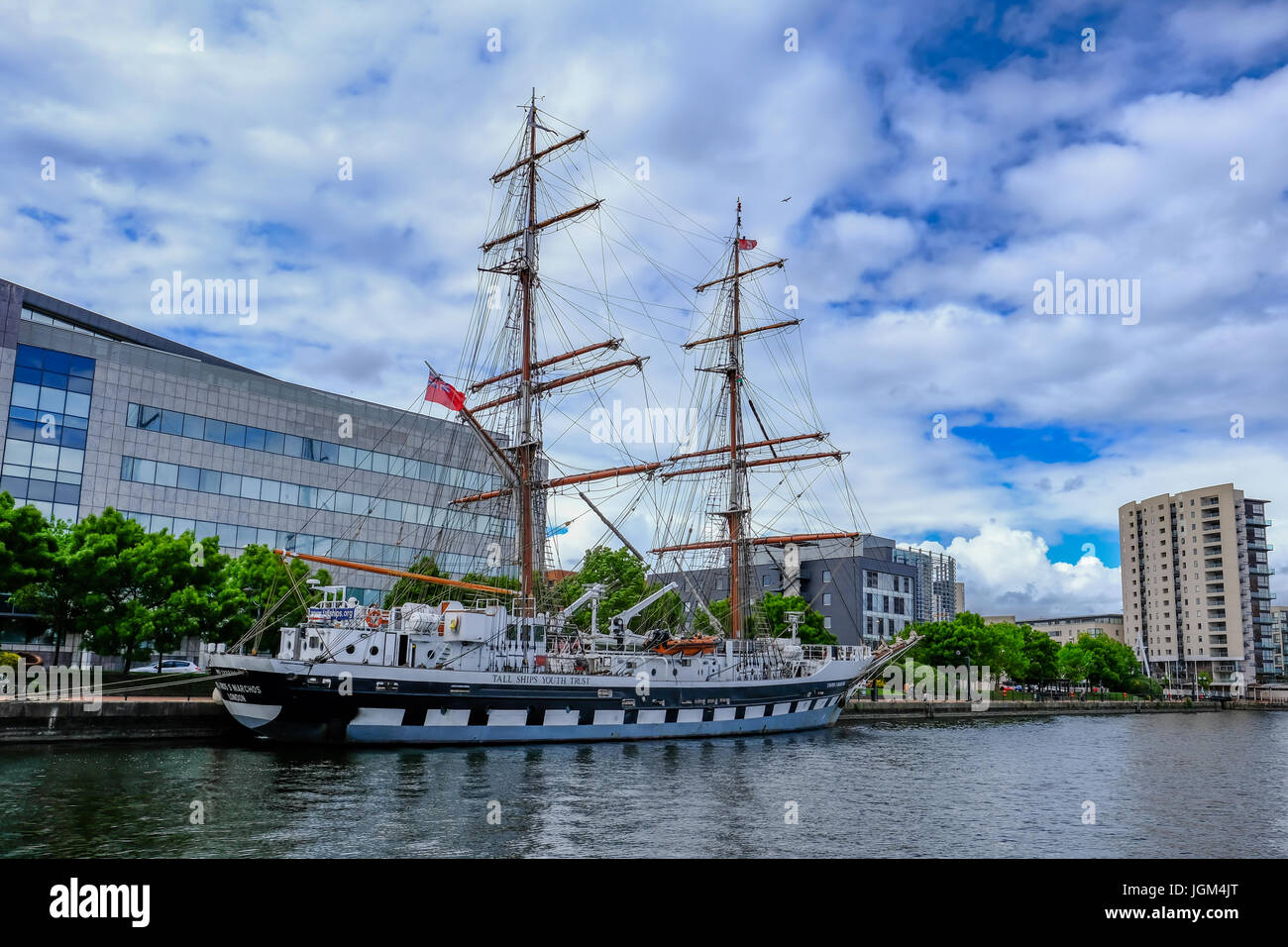 La baie de Cardiff, Pays de Galles - 21 mai 2017 : Stavros S Niarchos ...