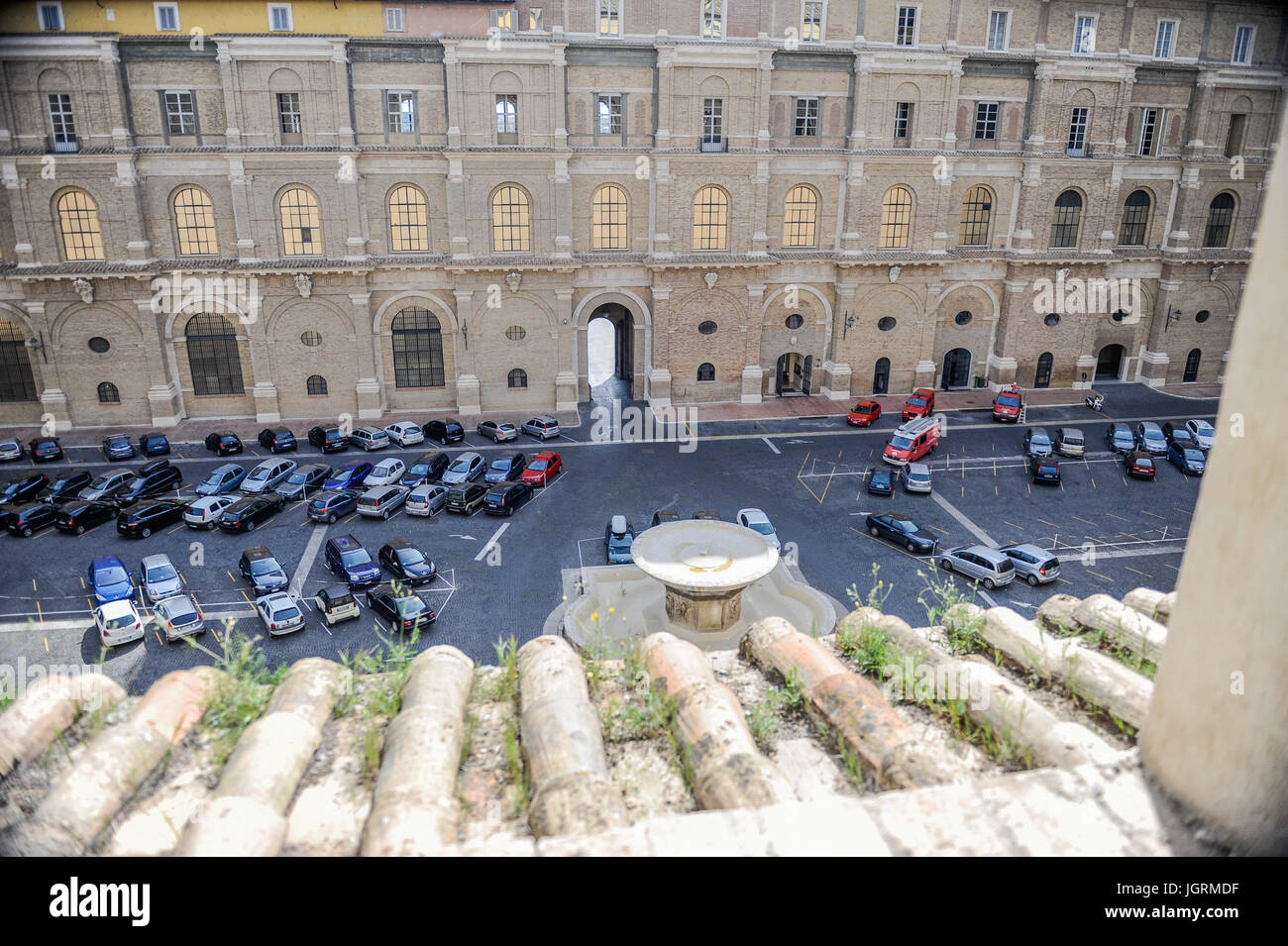 Vatican city cortile del belvedere Banque de photographies et d’images ...