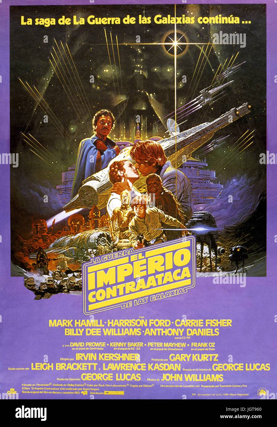 Affiche star wars v 1980 Banque de photographies et d’images à haute ...