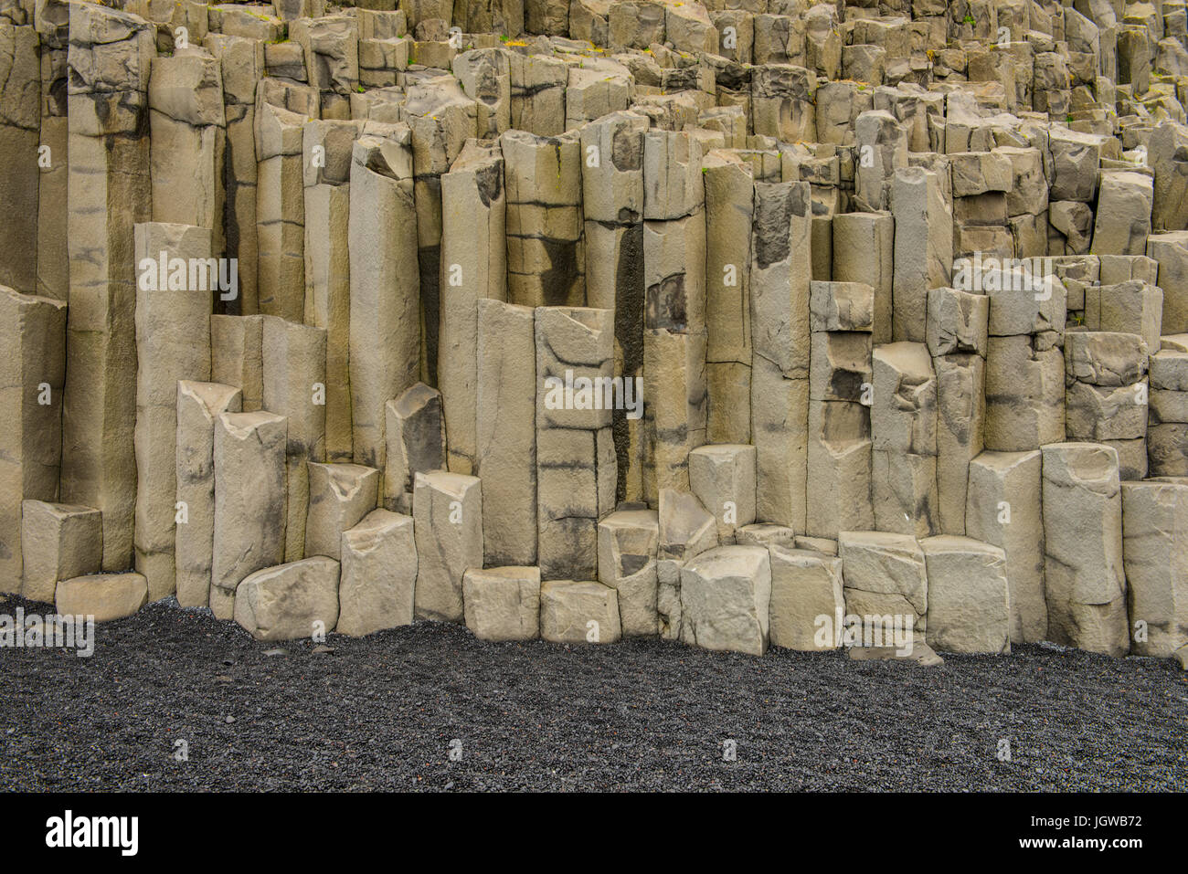 Colonnes de colonne de basalte volcanique Banque de photographies et d ...