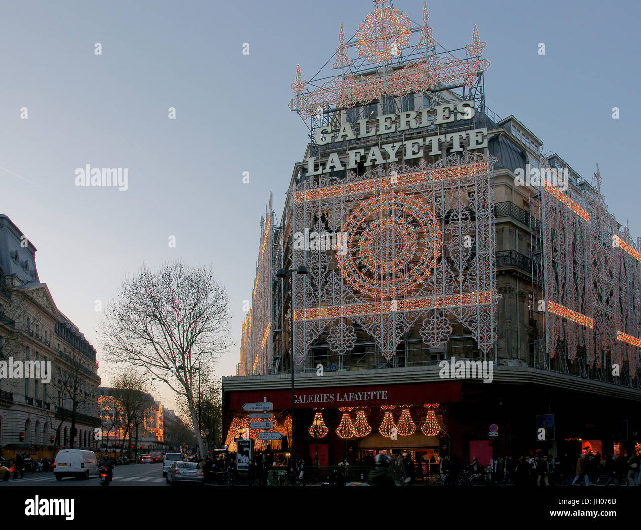 Boulevard haussmann street sign paris Banque de photographies et d ...