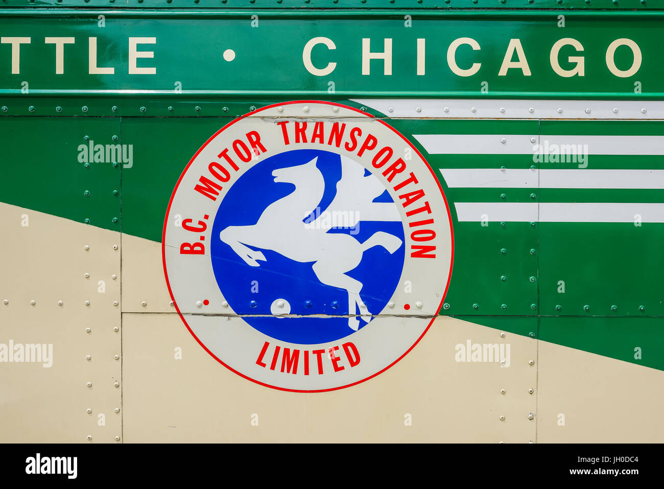 Vintage Pacific Stage Lines Hayes Bus Tear Drop, Pegasus, le logo de la ...